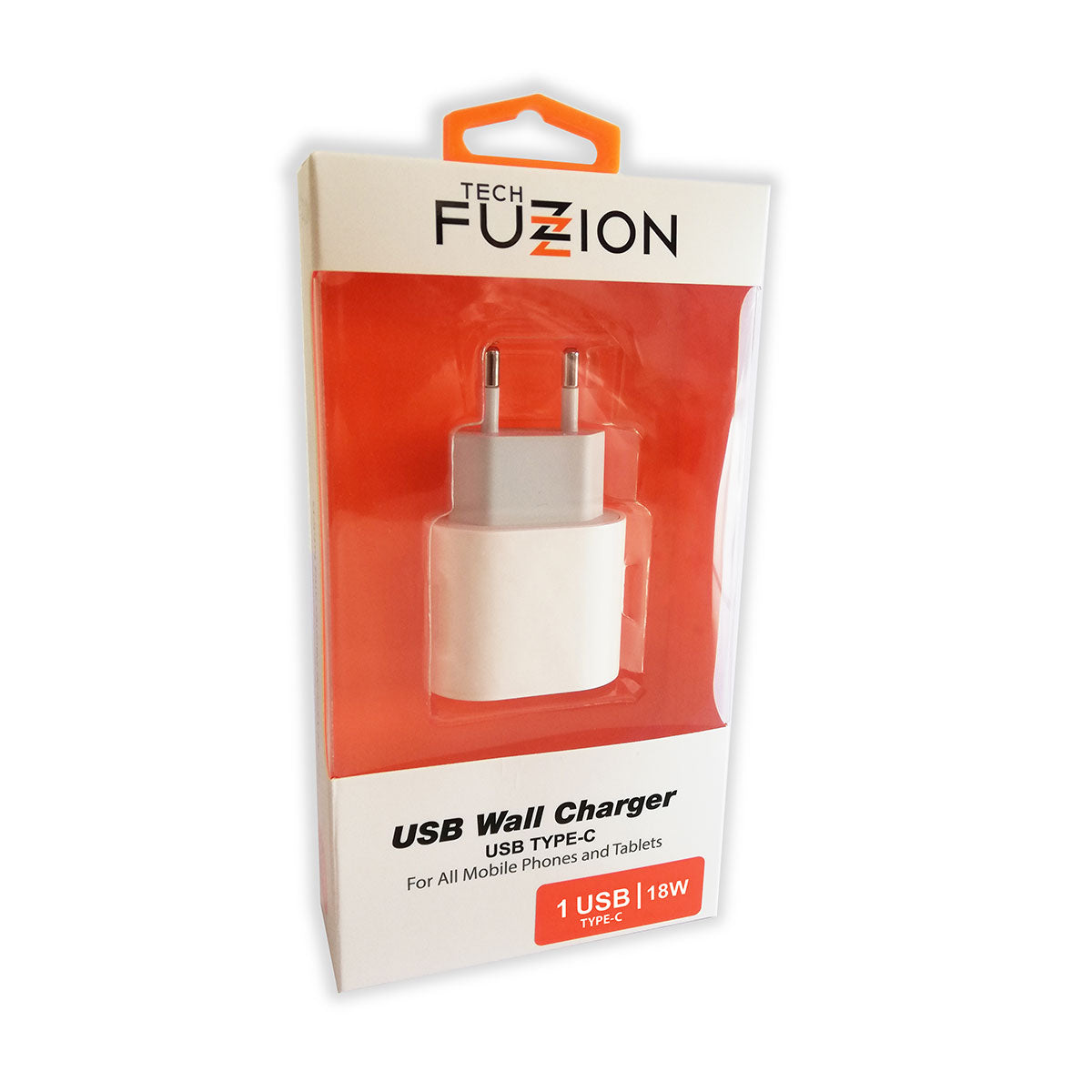 Carregador de Parede Tech Fuzzion ACECHA0837WH | USB-C, 18W, Branco ...